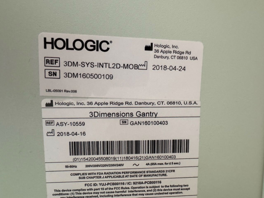 Hologic Selenia Dimensions 3D Mammography System 2018 | Scandinavian ...